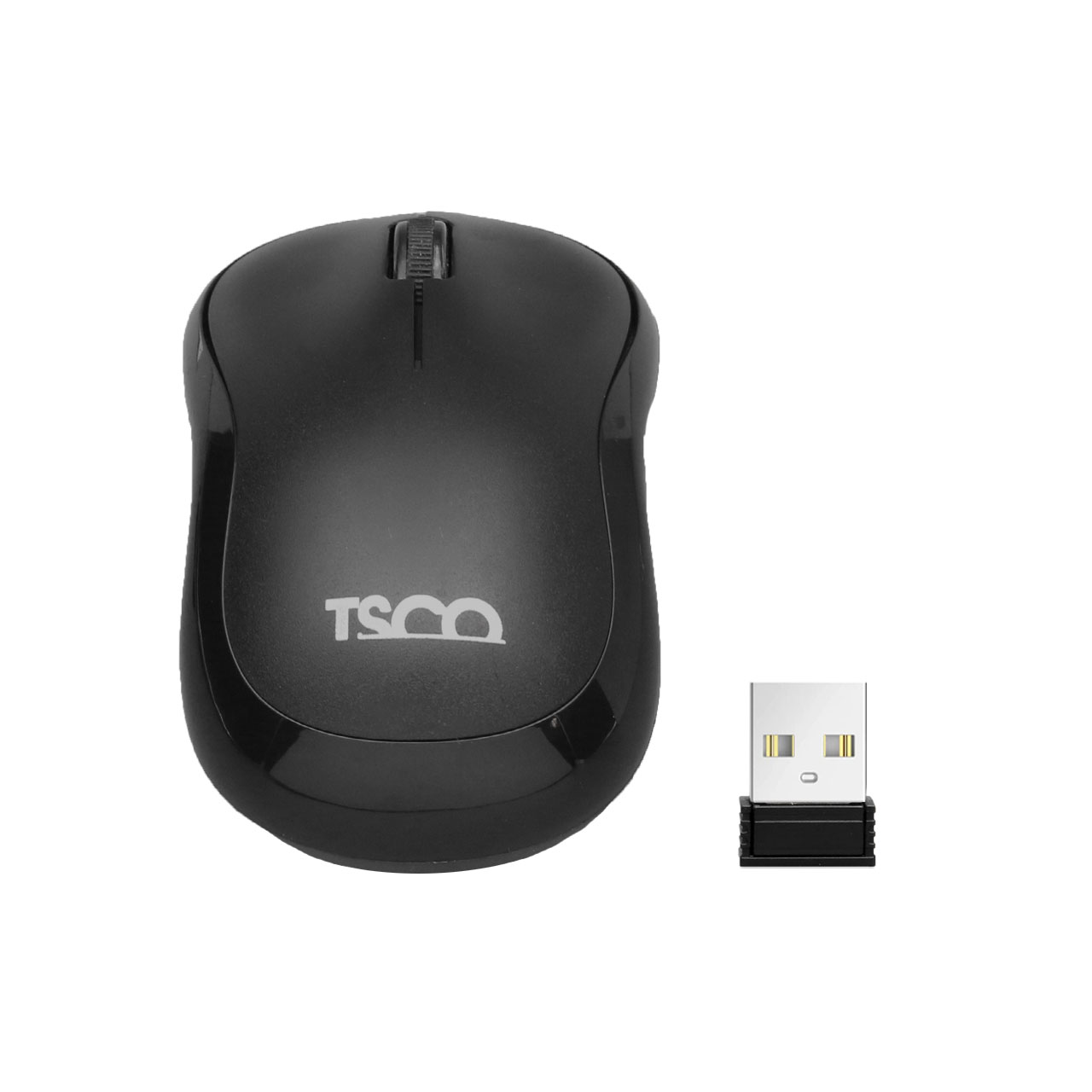 کیبورد و ماوس بی سیم Tsco مدل TKM 7022W - مشکی دارای استراحتگاه دست - امیر کامپیوتر | Amir Computer